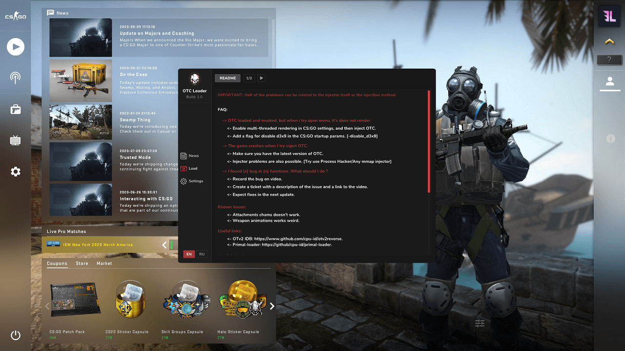 Onetap v2 - Рейдж | Rage чит для CS:GO